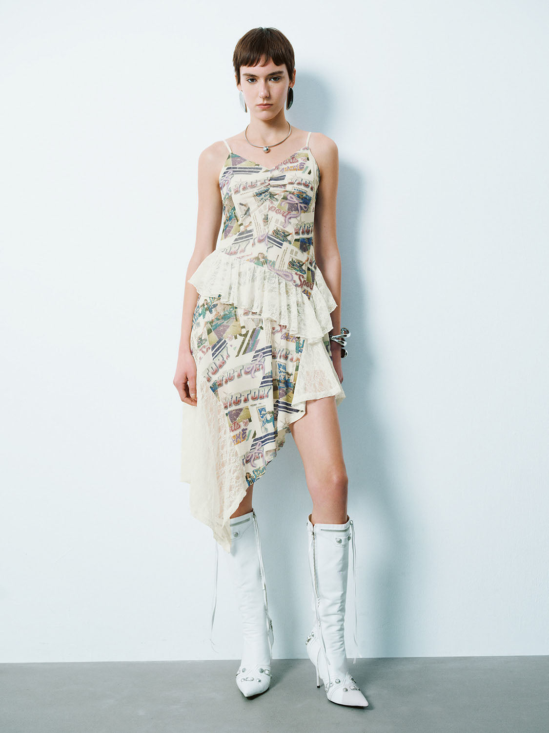 Cami Ruffle Hem A-Line Dresses – URBAN REVIVO Malaysia